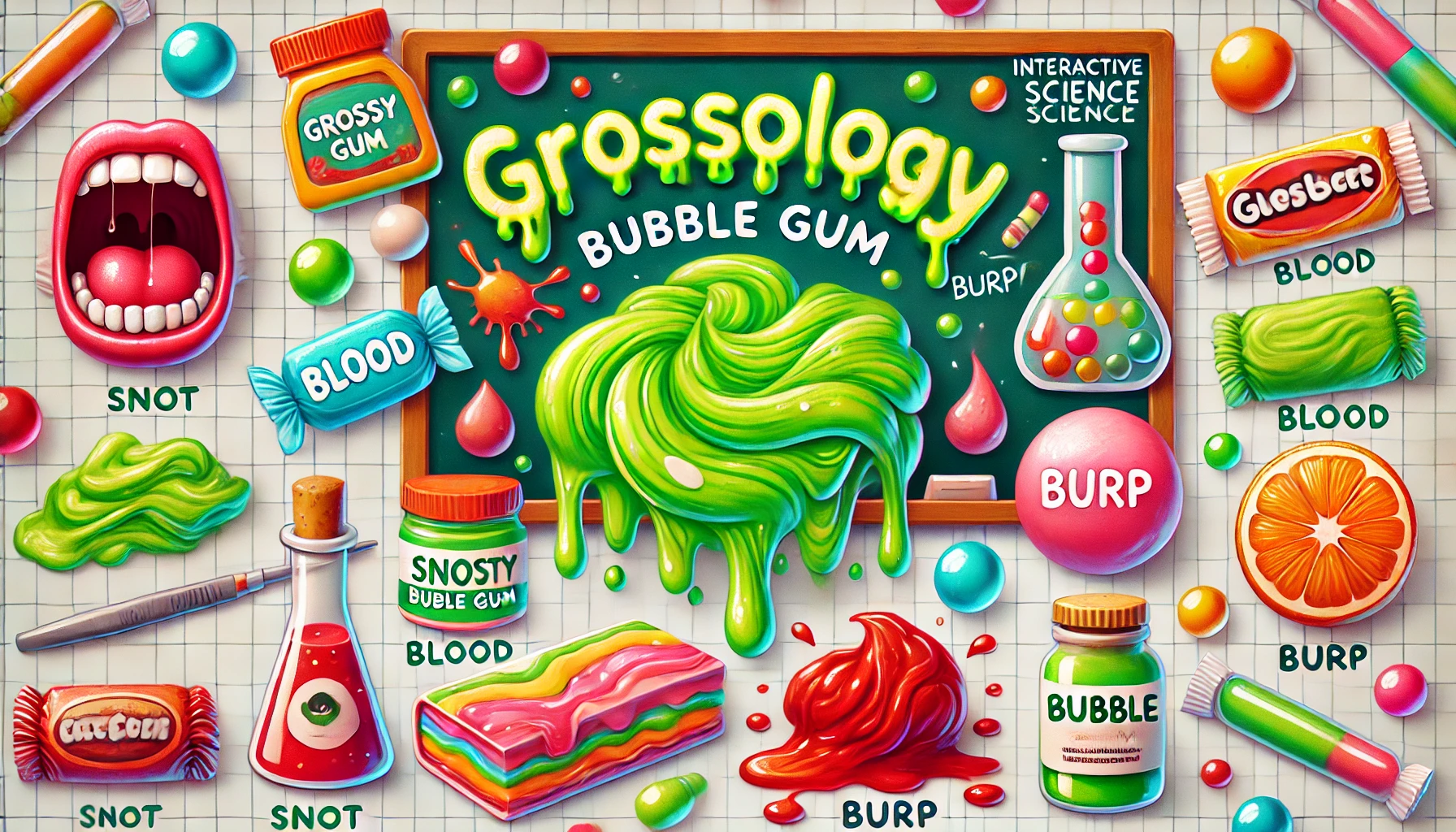 Grossology Bubble Gum: Science and Fun in Every Bite