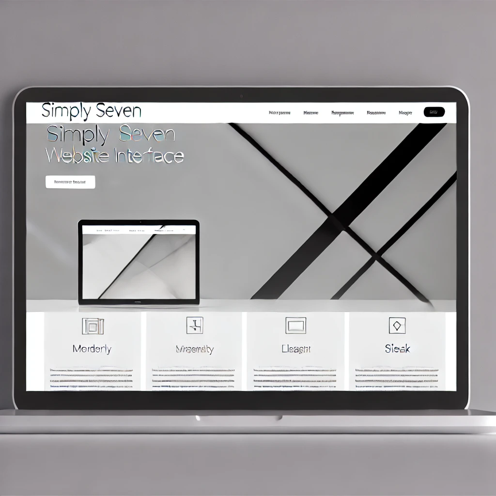 Simplysseven.net - Explore a User-Friendly and Modern Website Design.
